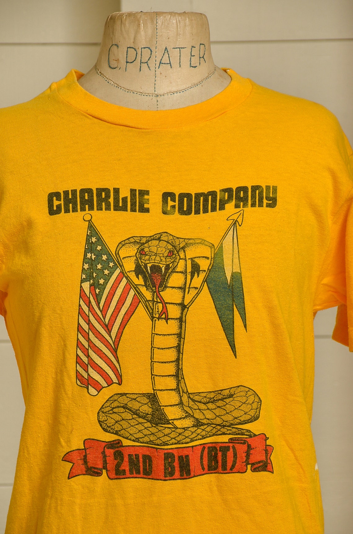 1980s US Marines Charlie Company 2nd BN Cobra T Shirt - Etsy