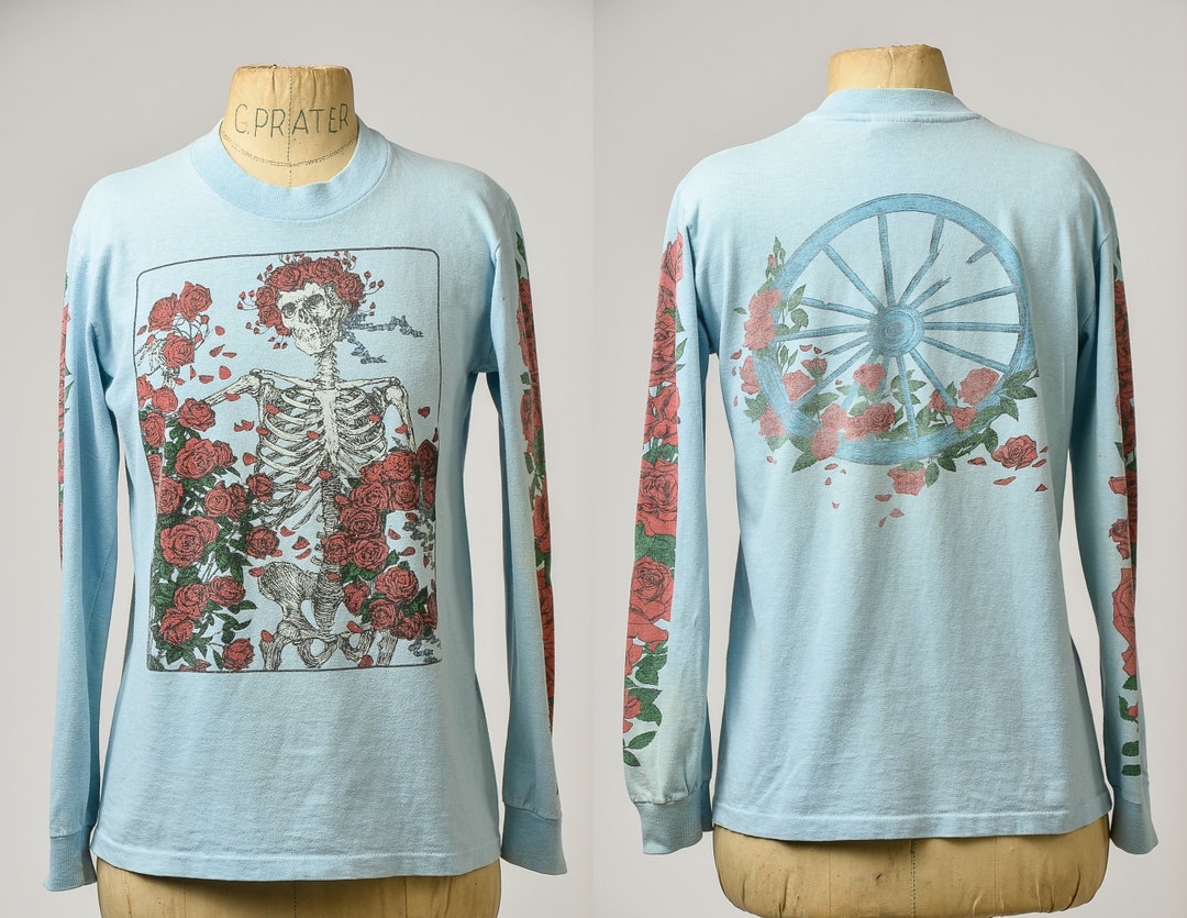 1980s Grateful Dead Bertha / the Wheel Front and Back Print Donald Fish ...