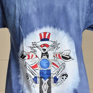1980s Grateful Dead Uncle Sam Skeleton Tie Dye T Shirt - Etsy