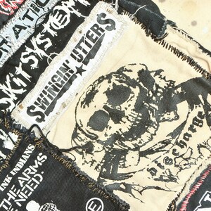 Vintage Crust Punk All Over Patches Canvas Cut off Shorts W 44 - Etsy
