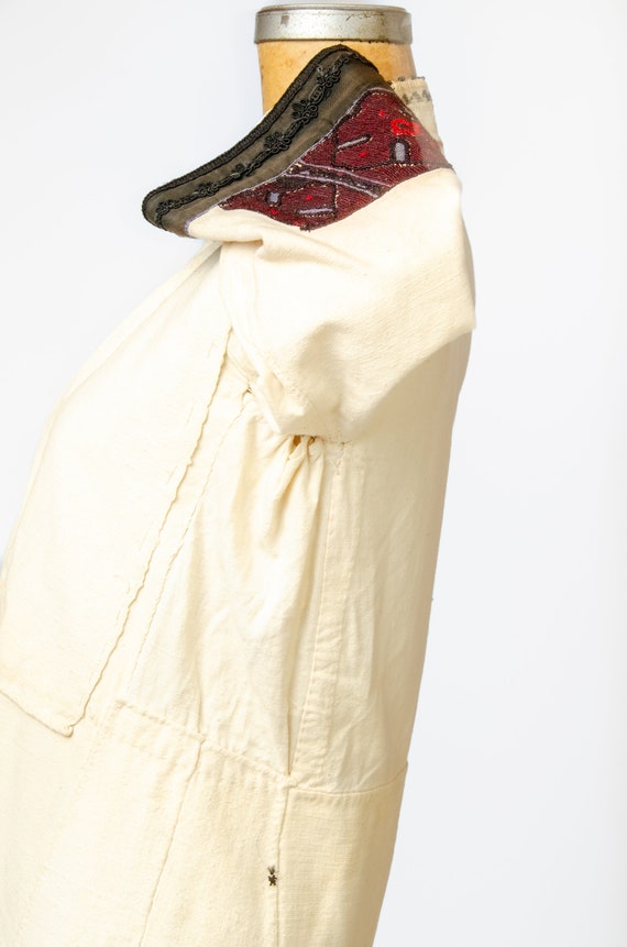 Antique Balkan Folk Dress Embroidered Handmade Bavari… - Gem
