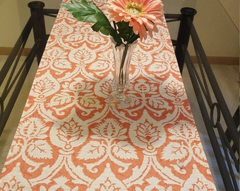 Peach table runner | Etsy