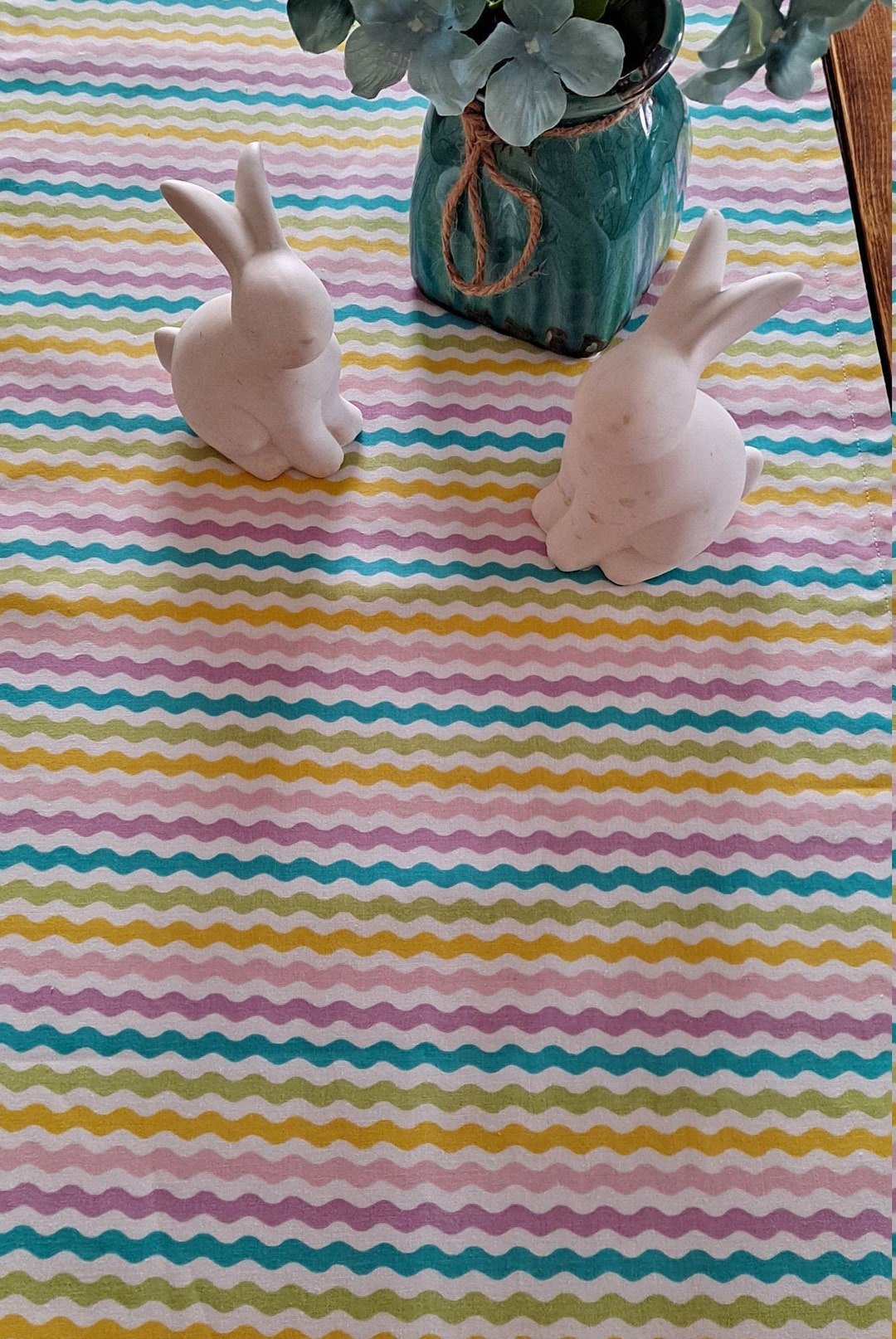 Spring Table Runner, Pastel Table Runner, Easter Table Runner, Spring ...