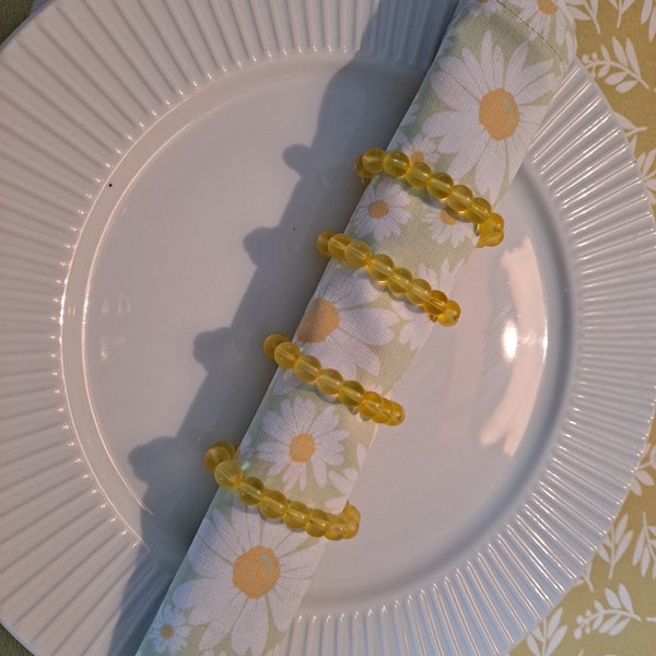 Spring Napkin Rings - Etsy