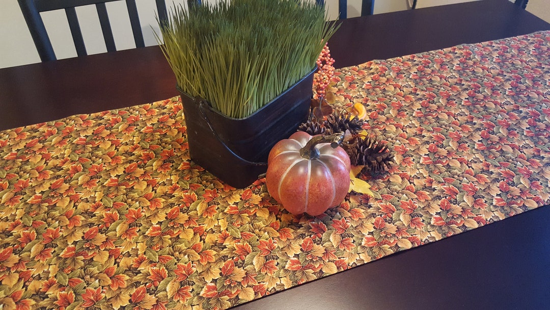 Fall Table Runner, Autumn Table Runner, Harvest Table Runner ...