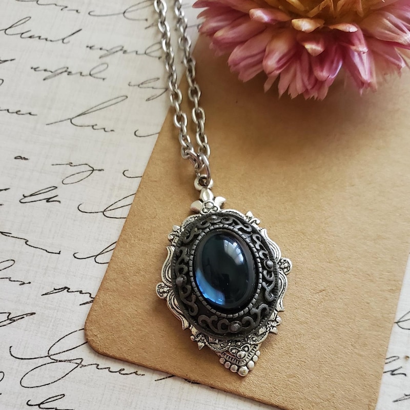 Blue Stone Pendant - Etsy