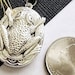 Silver Oval Locket - Frog Necklace - Animal Pendant - Wetland Leaf ...