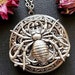 Spider Necklace | Silver Locket | Grunge Necklace | Gothic Locket ...