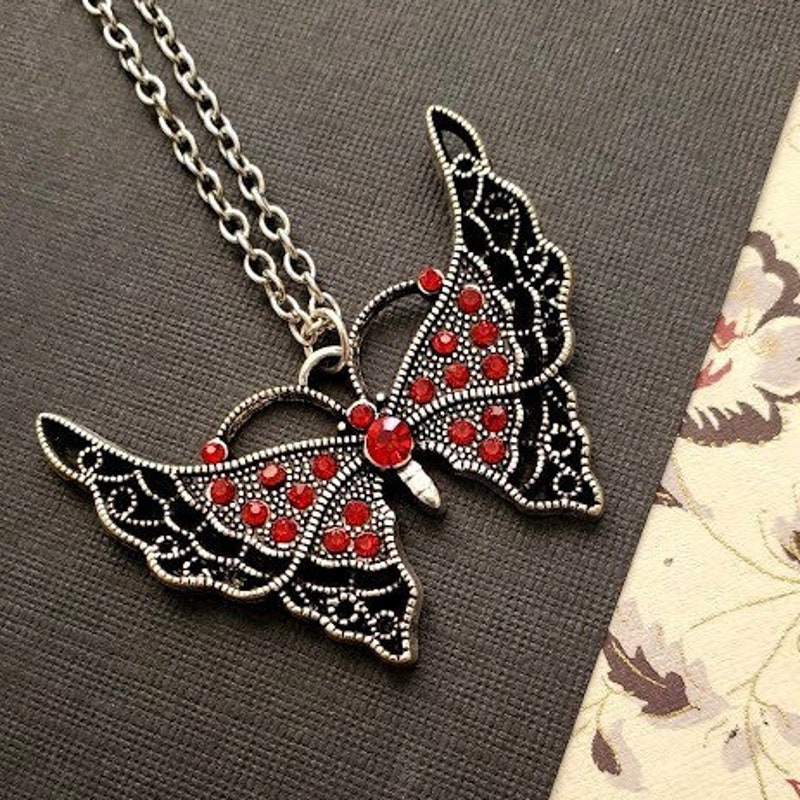 Bling Butterfly Pendant - Etsy
