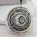 Art Nouveau Moon Stars Locket | Necklace | Large Celestial Pendant ...
