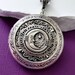 Art Nouveau Moon Stars Locket | Necklace | Large Celestial Pendant ...