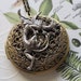 Gargoyle Dragon Pill Box Locket Necklace Trinket Purse Pendant Bronze ...