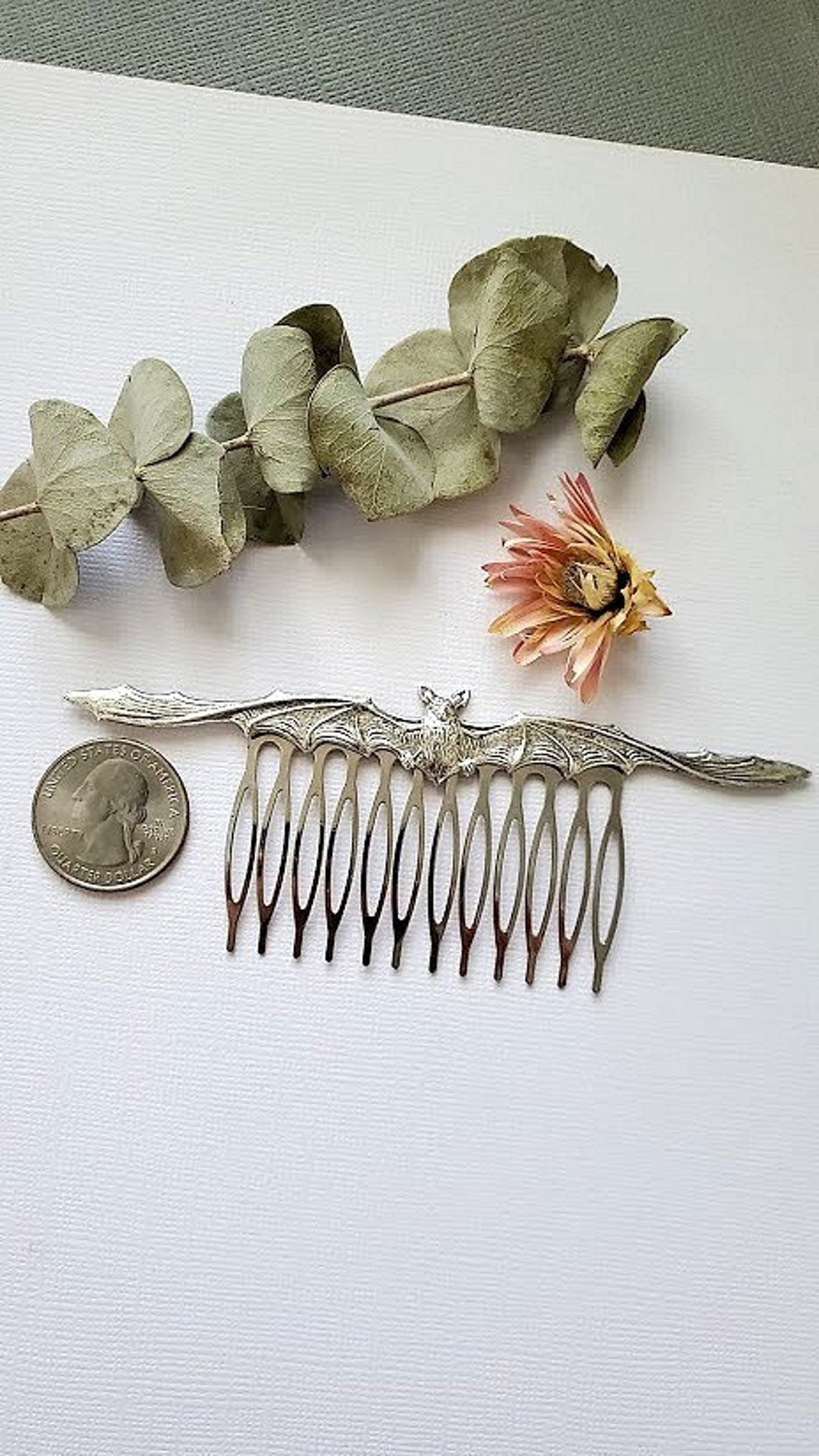 Bat Hair Comb Vampire Bat Haircomb Gothic Hair Accessories - Etsy