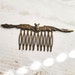 Bronze Bat Hair Comb Vampire Bat Haircomb Gothic Hair Accessories Tween ...