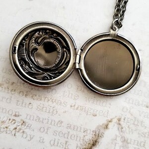 Animal Locket | Bunny and Cat Necklace | Silver Nature Pendant ...