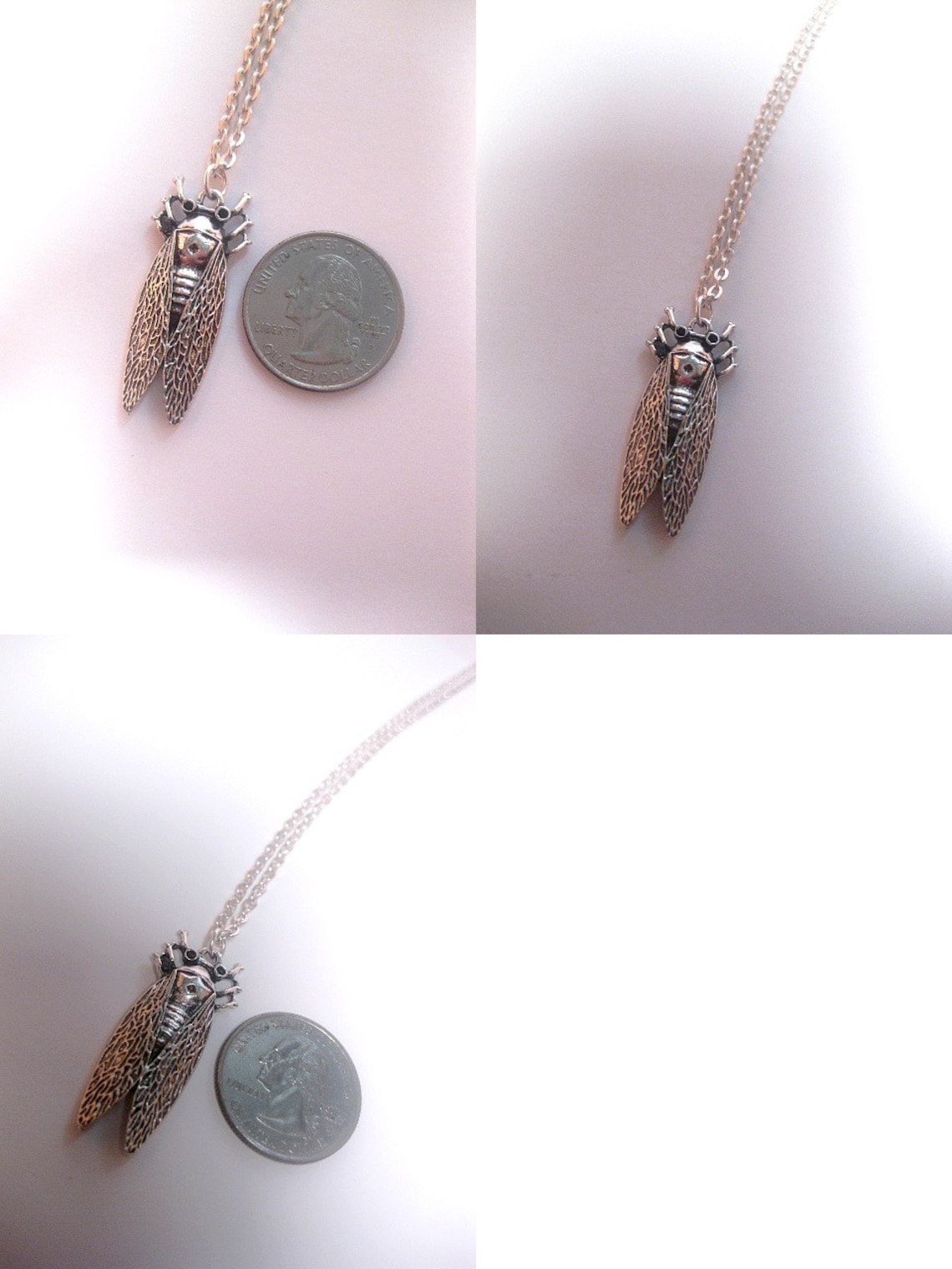 Insect Jewelry Bug Necklace Cicada - Etsy