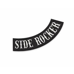 Custom Side Rocker Embroidered Patch - Etsy