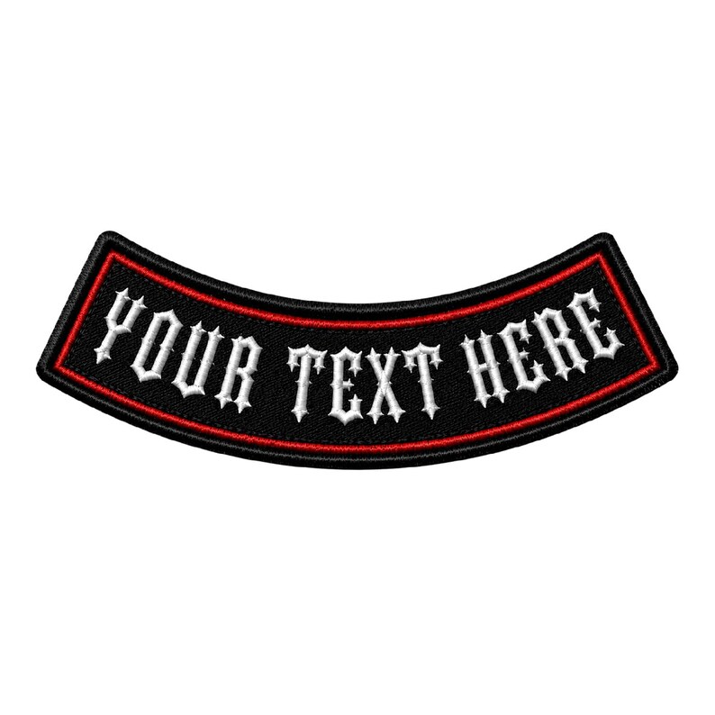 Custom Rocker Embroidered Patch - Personalized Biker Patch - Etsy