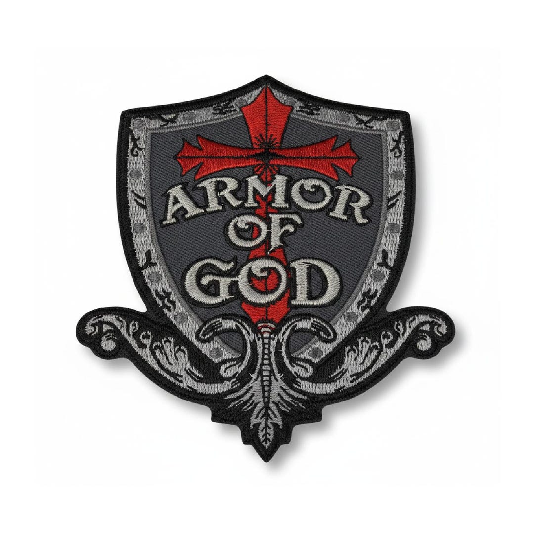 Armor of God Shield Embroidered Patch - Etsy
