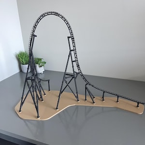 The Raptor 3D Printed Roller Coaster Model Kit - Etsy