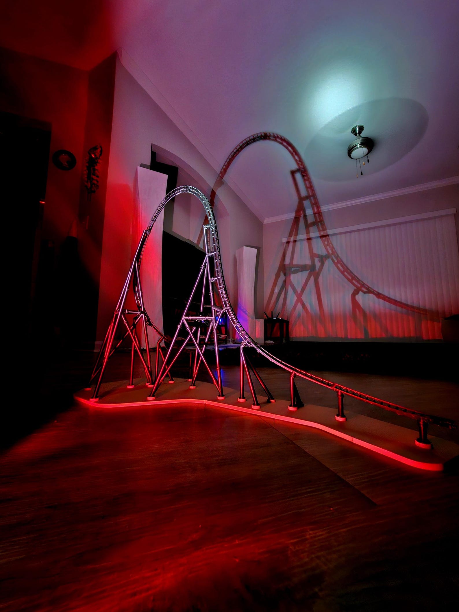 The Raptor 3D Printed Roller Coaster Model Kit - Etsy