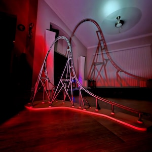 The Raptor 3D Printed Roller Coaster Model Kit - Etsy
