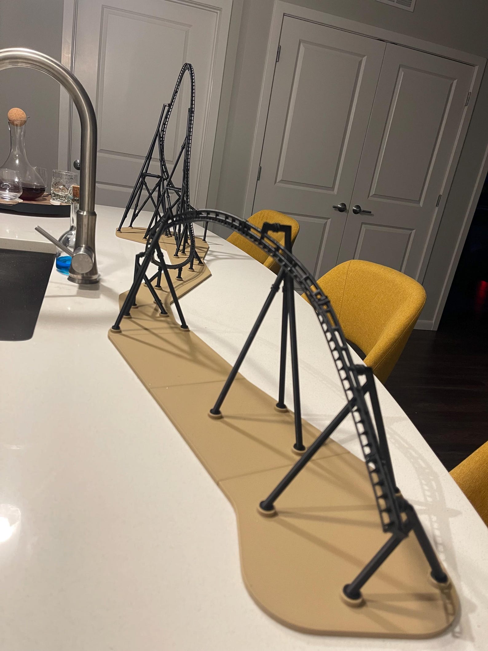 The Raptor Pack Roller Coaster Model Kit - Etsy