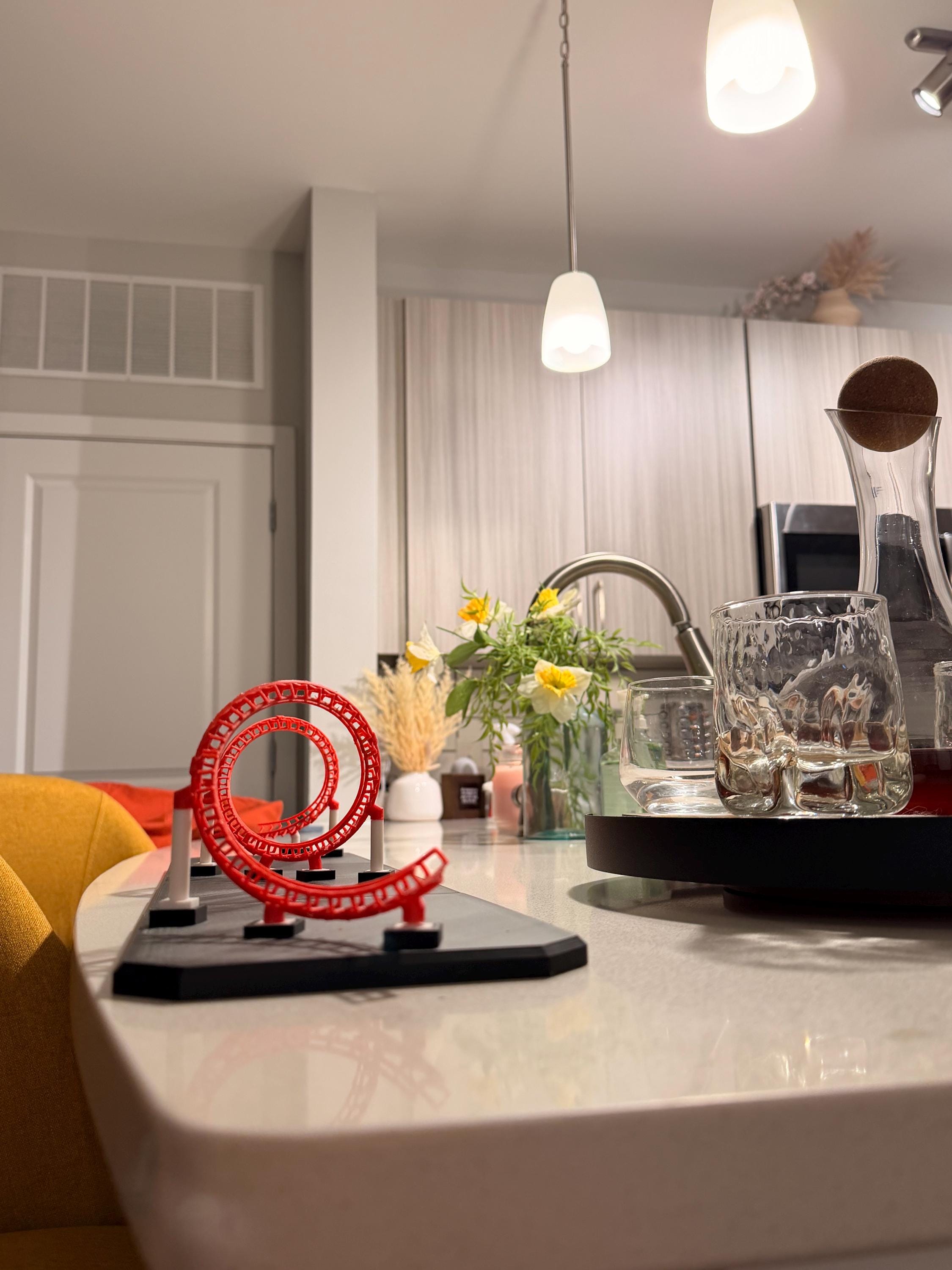 The Double Classic (arrow Corkscrew Inspired) Roller Coaster Model Kit ...
