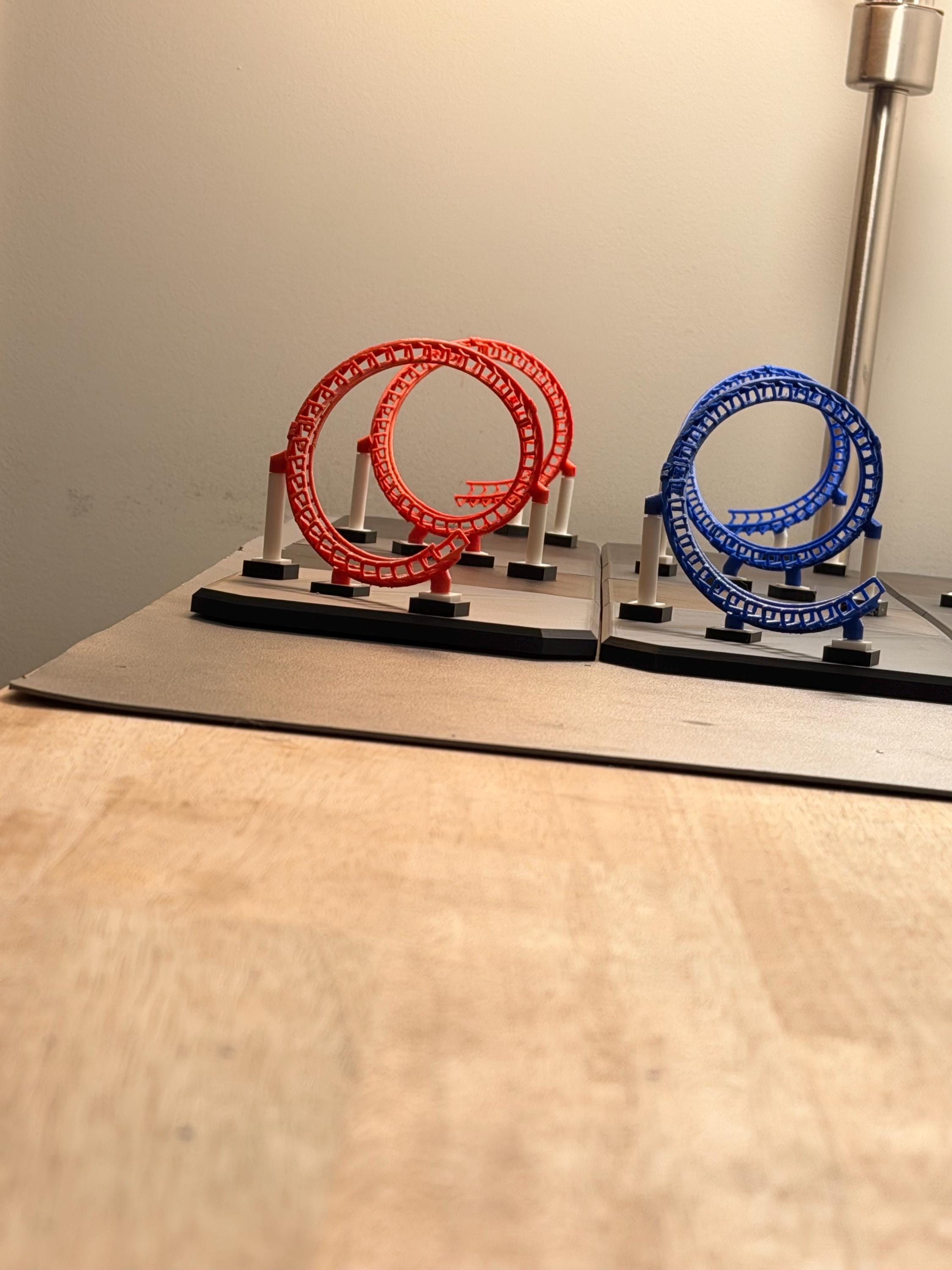 The Double Classic (arrow Corkscrew Inspired) Roller Coaster Model Kit ...
