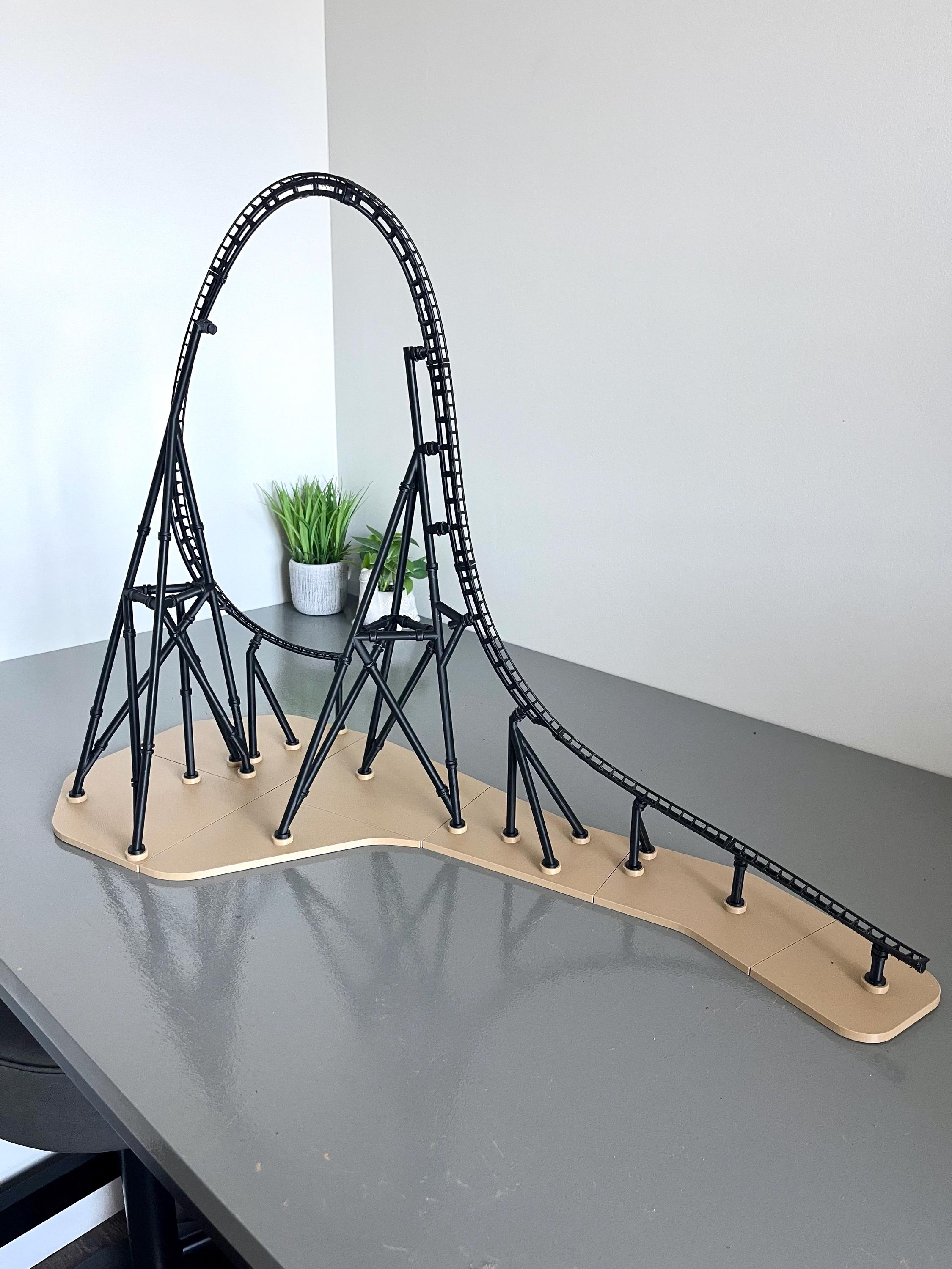 The Raptor 3D Printed Roller Coaster Model Kit - Etsy