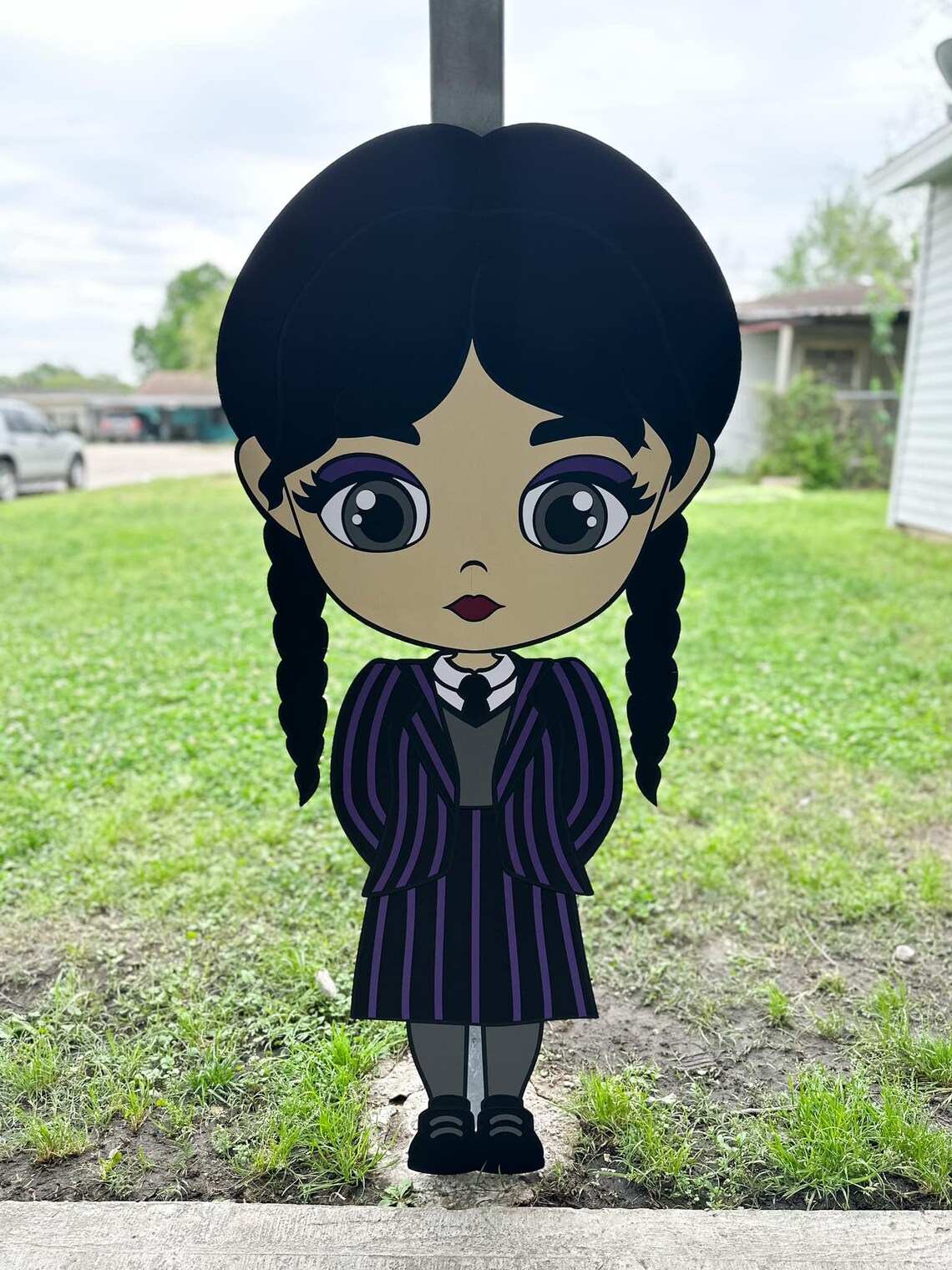 Wednesday Inspired Character Cutouts, Enid and Thing Character Cutouts ...