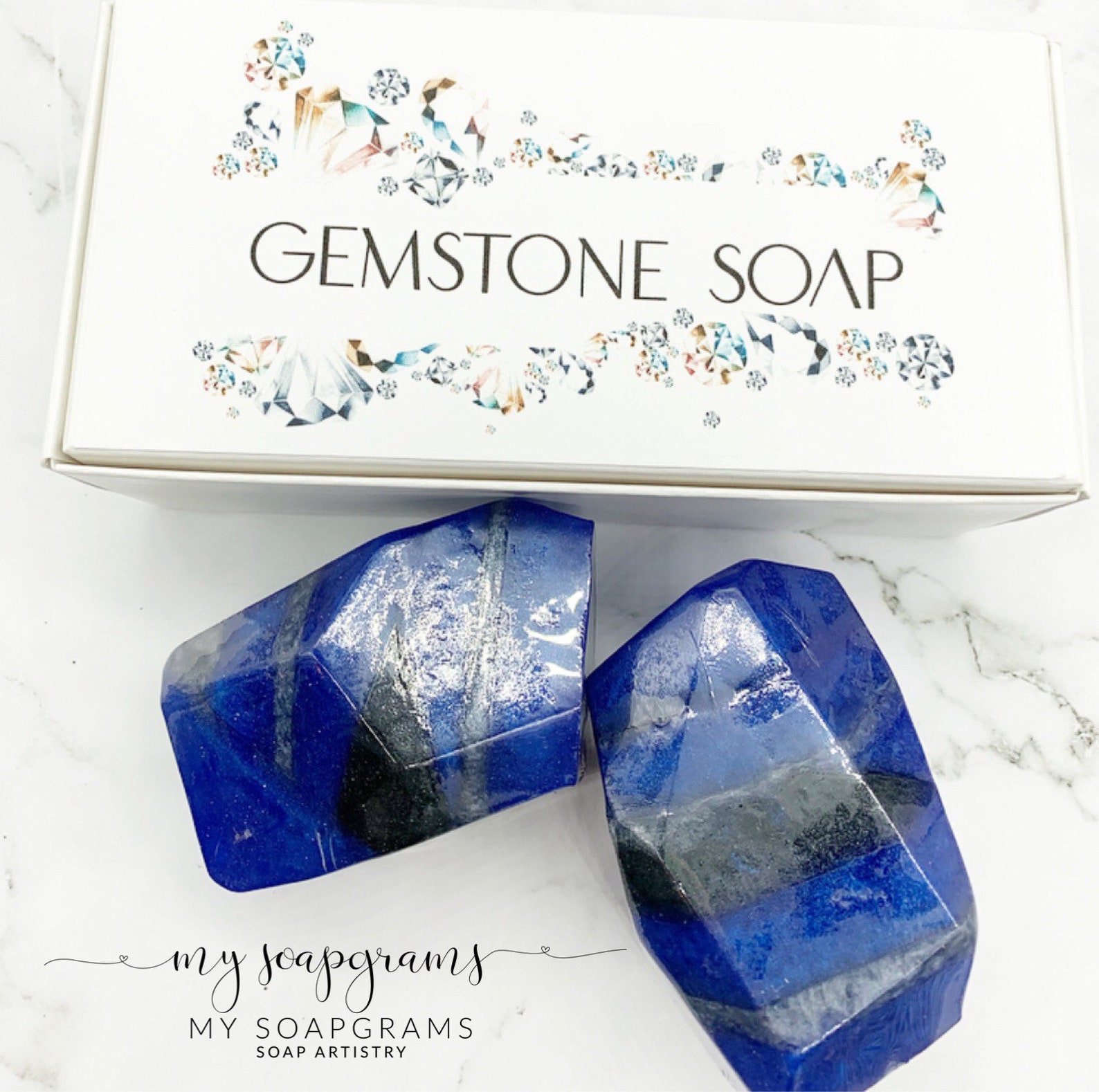 Gemstone Soaps Soap Rocks Soap Gems Fairy Crystals Gifts for - Etsy