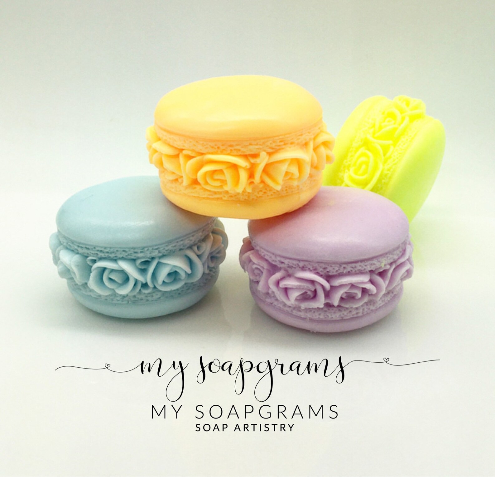 Macaron Soap Set Hostess Soap Macaron Gift Set Rose Macaron - Etsy