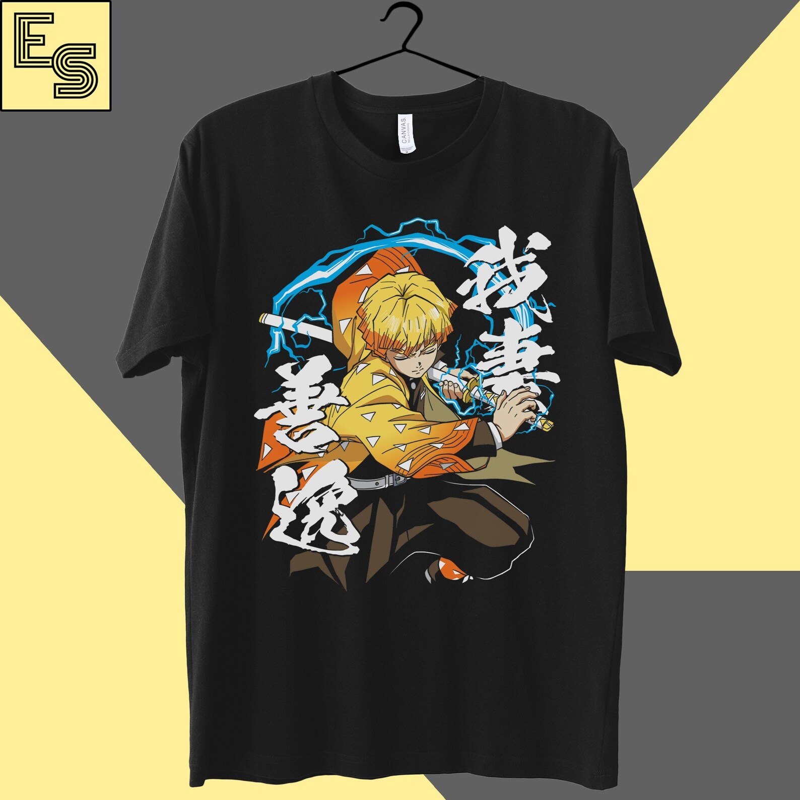 Zenitsu Graphic T-shirt Zenitsu Shirts Demon Slayer Tshirt - Etsy