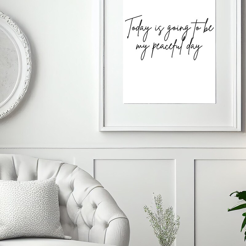 Today Will Be My Peaceful Day - Etsy