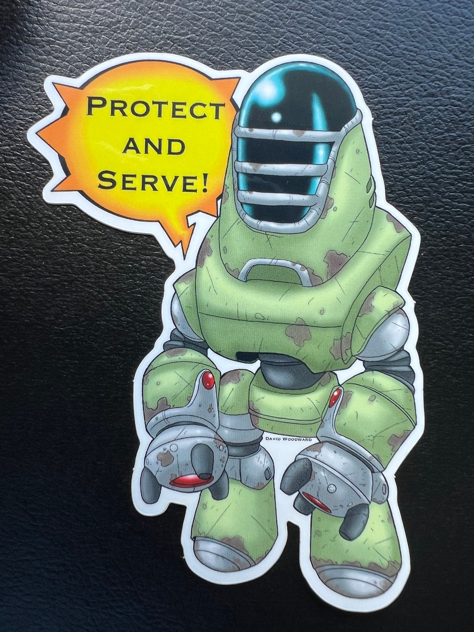 Fallout Protectron Vinyl Sticker - Etsy
