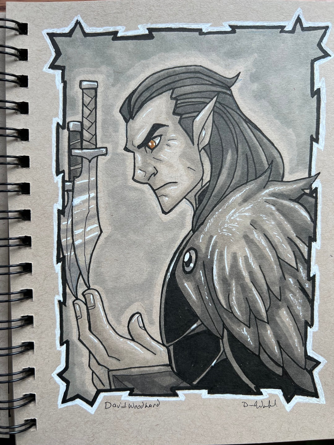 Vax From Legends of Vox Machina Original Fan Artwork - Etsy
