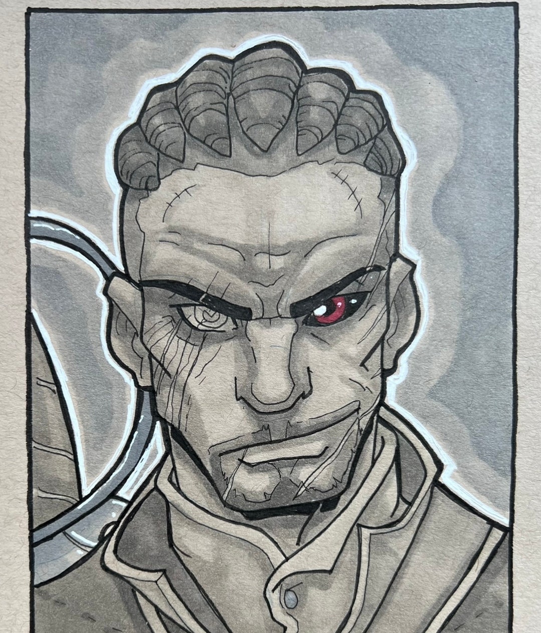 Wyll From Baldurs Gate 3 Original Fan Artwork - Etsy