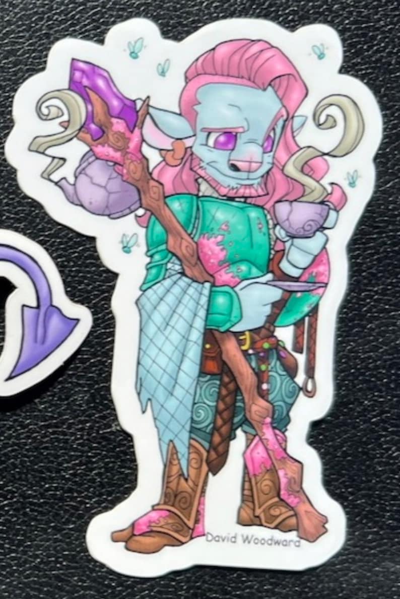 Critical Role Caduceus Clay Vinyl Sticker - Etsy