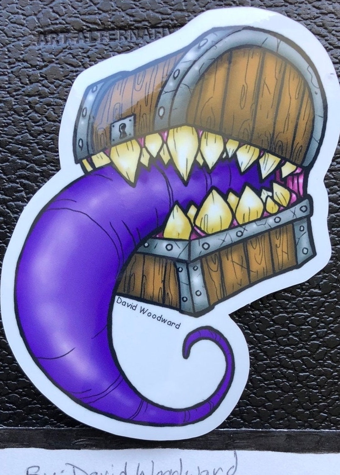 D&D Mimic Vinyl Sticker - Etsy