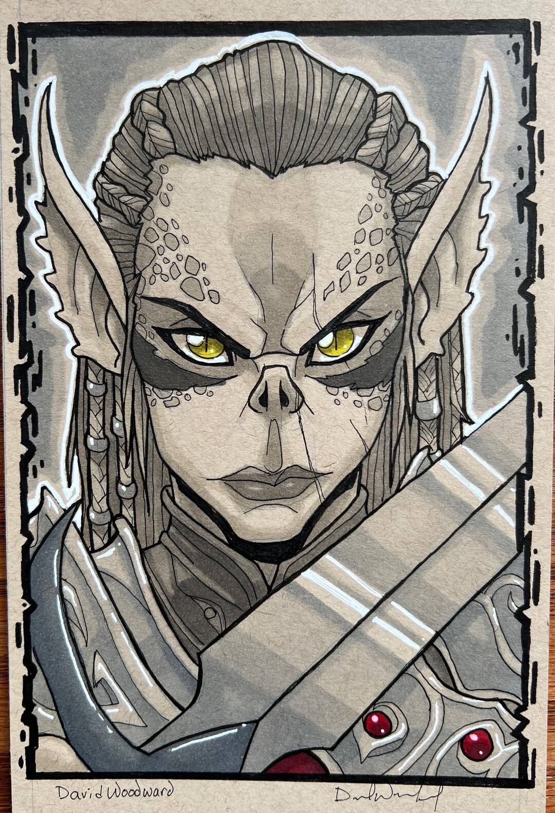 Laezel Baldurs Gate 3 Original Fan Artwork - Etsy