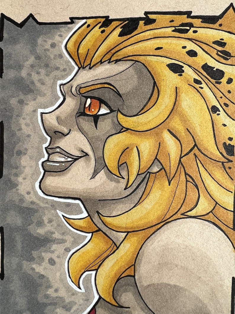 Cheetara From Thundercats Original Fan Artwork - Etsy