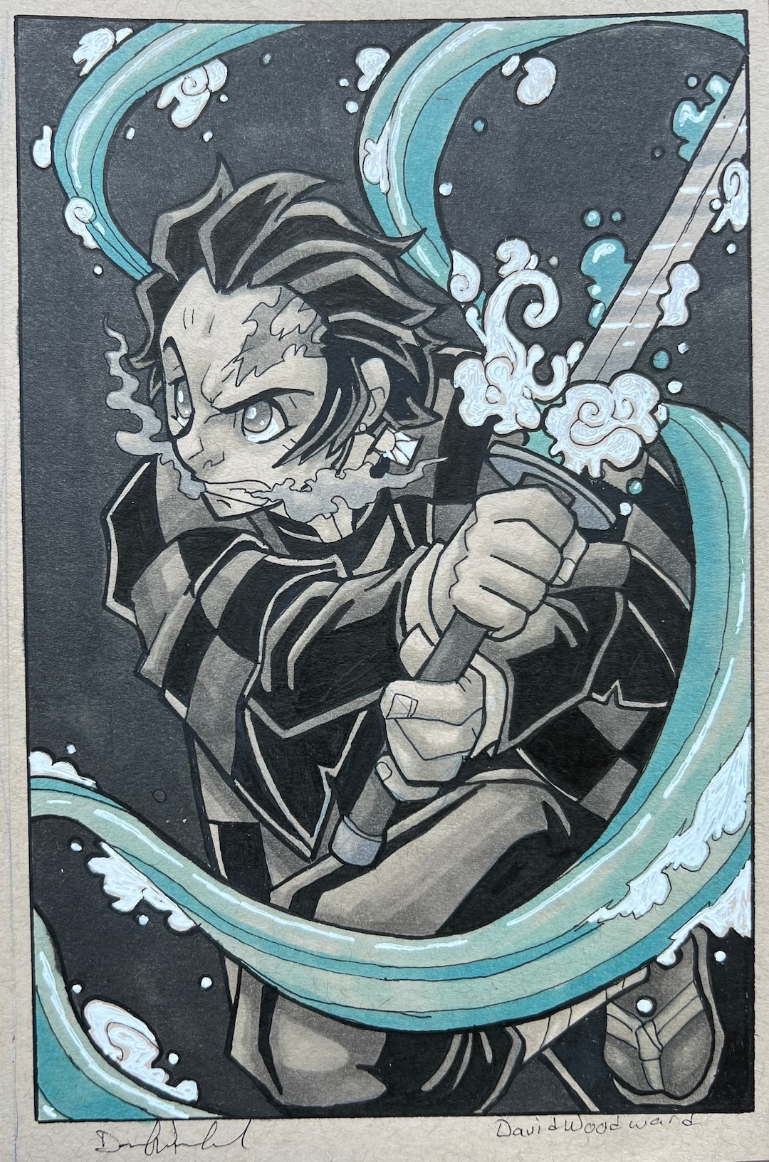 Tanjiro Kamado From Demon Slayer Original Fan Artwork - Etsy