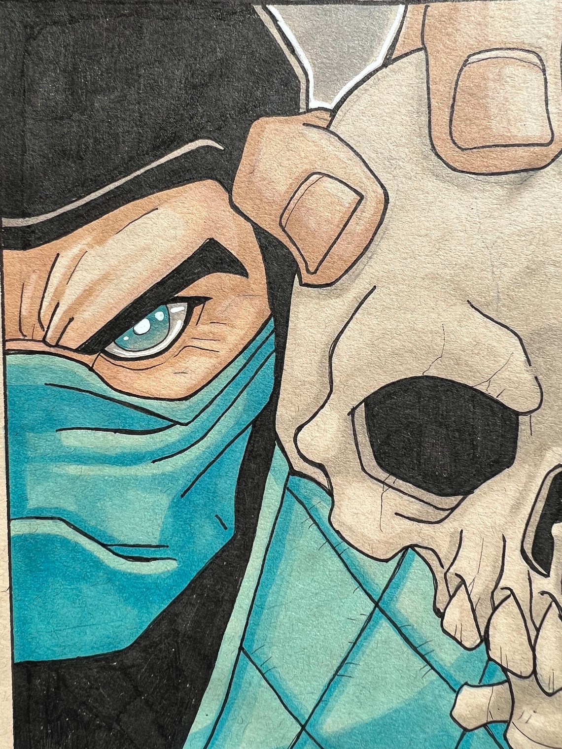 Subzero From Mortal Kombat Original Fan Artwork - Etsy