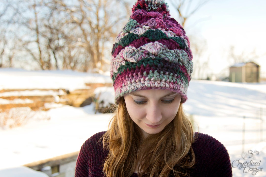 PDF Crochet PATTERN Shell Beanie - Etsy