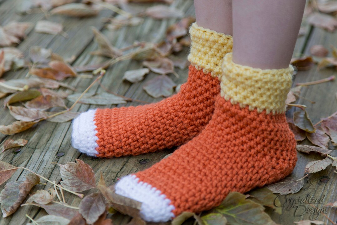 PDF Crochet PATTERN Candy Corn Socks, Child Sizes - Etsy