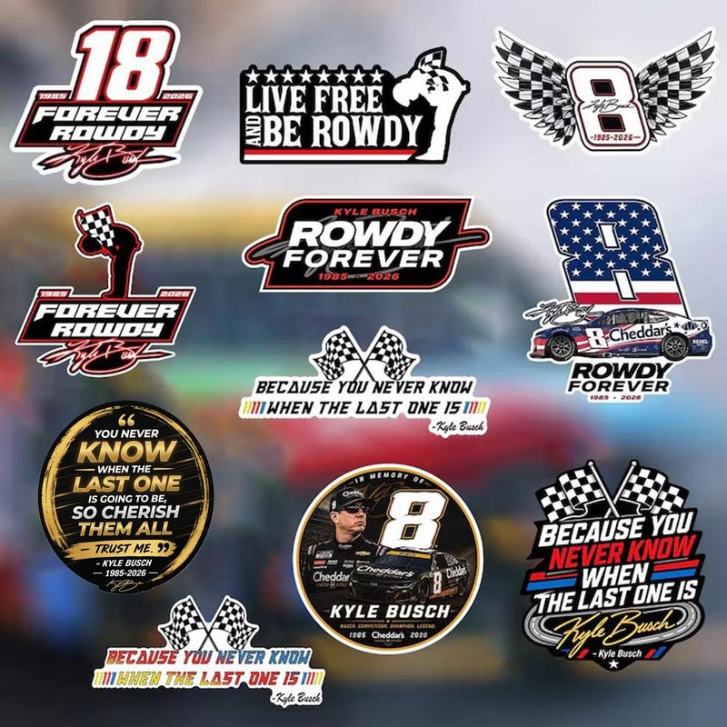 Kyle Busch Car Sticker - Etsy