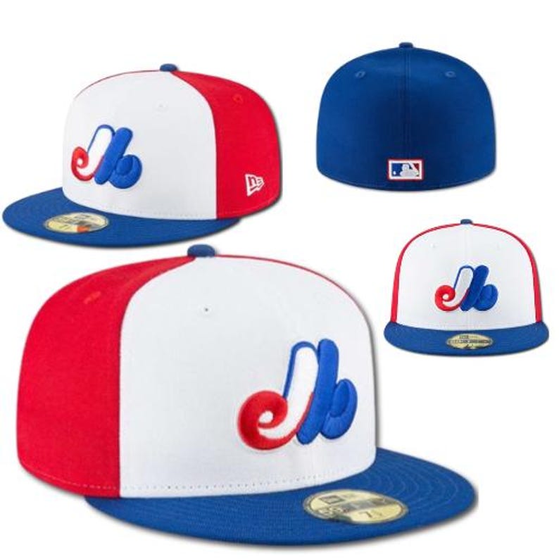 Montreal Expos New Era 59FIFTY Fitted Baseball Cap for Men & Women ...