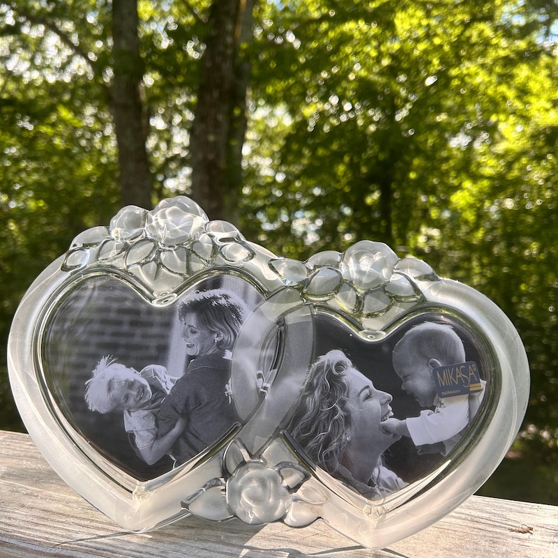 Mikasa Glass Heart Frame - Etsy