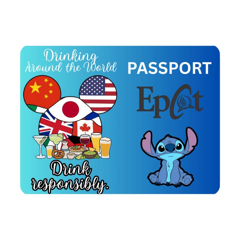 Printable Drink Passport - Etsy